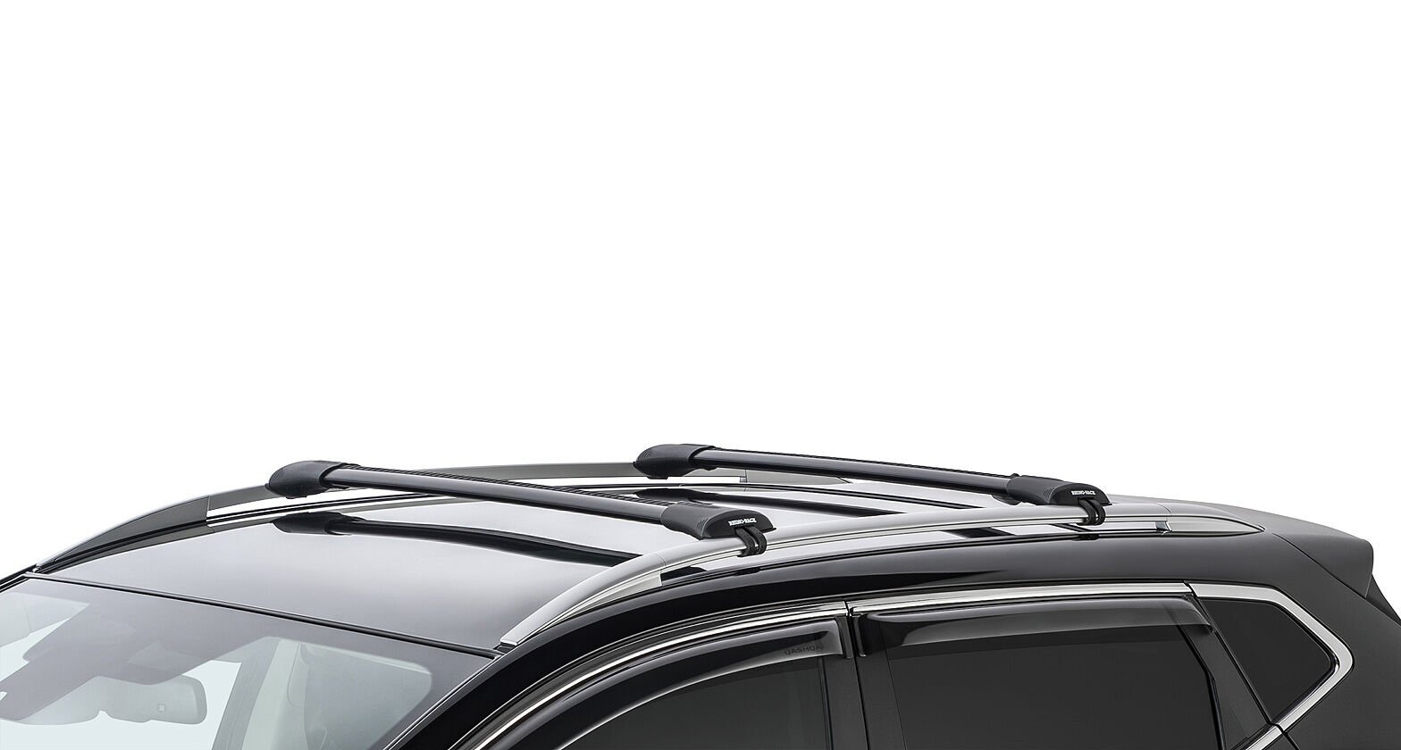 Rhino Vortex StealthBar Black 2 Bar Roof Rack for TOYOTA Prado 150 ...