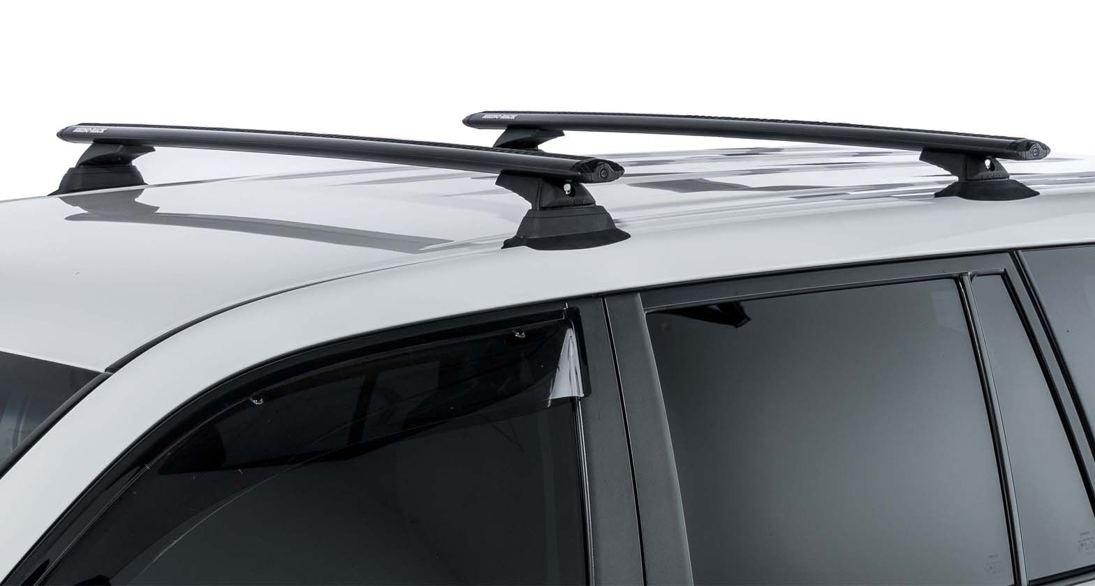 Rhino Vortex Black 2 Bar Roof Rack for MAZDA Mazda 3 Gen 3 BM/BN 5dr ...