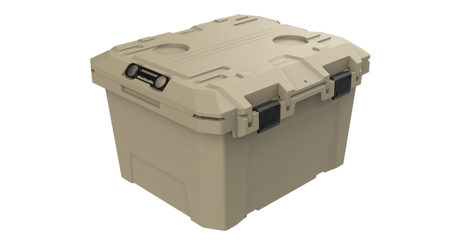 Rhino-Rack T54SBMDSB - TRED Storage Box 65L - Desert Sand With Black