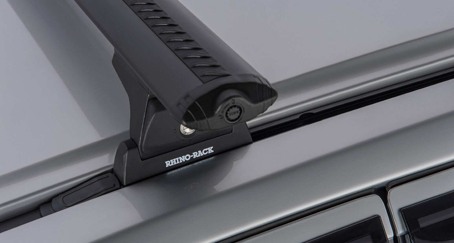 Rhino Vortex RLT600 Trackmount Black 3 Bar Roof Rack for ISUZU MU-X LS ...