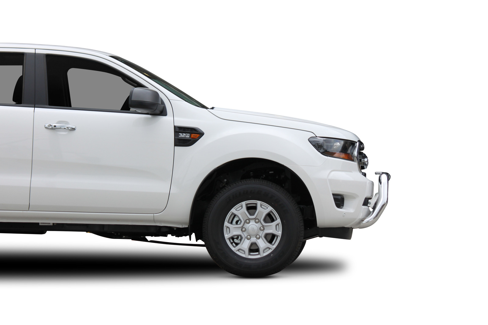 ECB Black Ripple Nudge Bar to suit Ford Ranger PX MKIII XLS 09/18 - 04/ ...