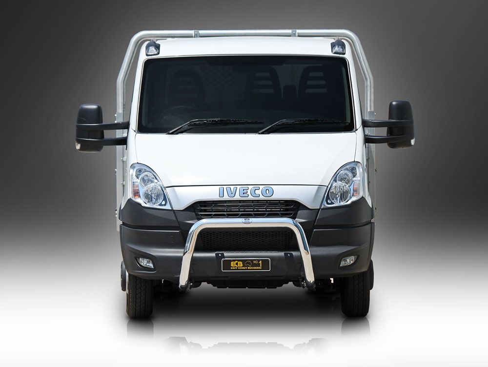 ECB Black Ripple Nudge Bar to suit Iveco Daily 50C 02/12 - 12/14 - East ...