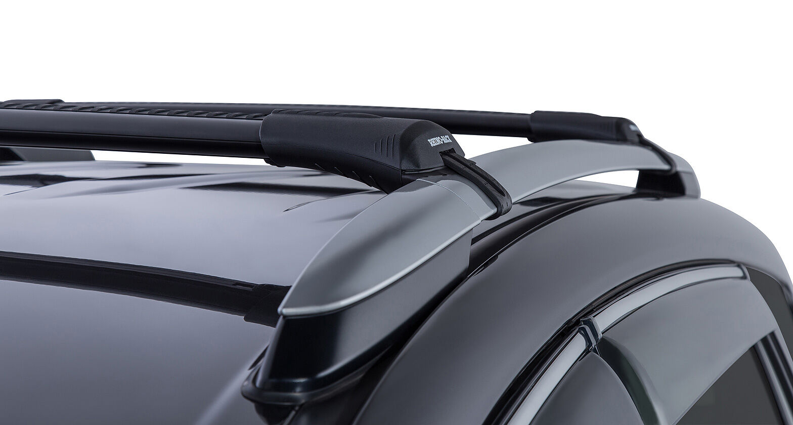 Rhino Vortex StealthBar Black 2 Bar Roof Rack for TOYOTA Rav4 Gen 4 ...