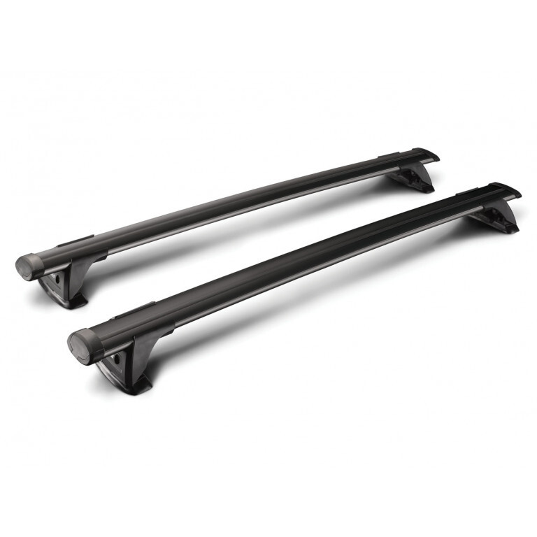 Yakima Black 2 Bar Roof Rack - Mazda CX-5 5dr SUV 1/12 - 1/17 (S16Y & K451)