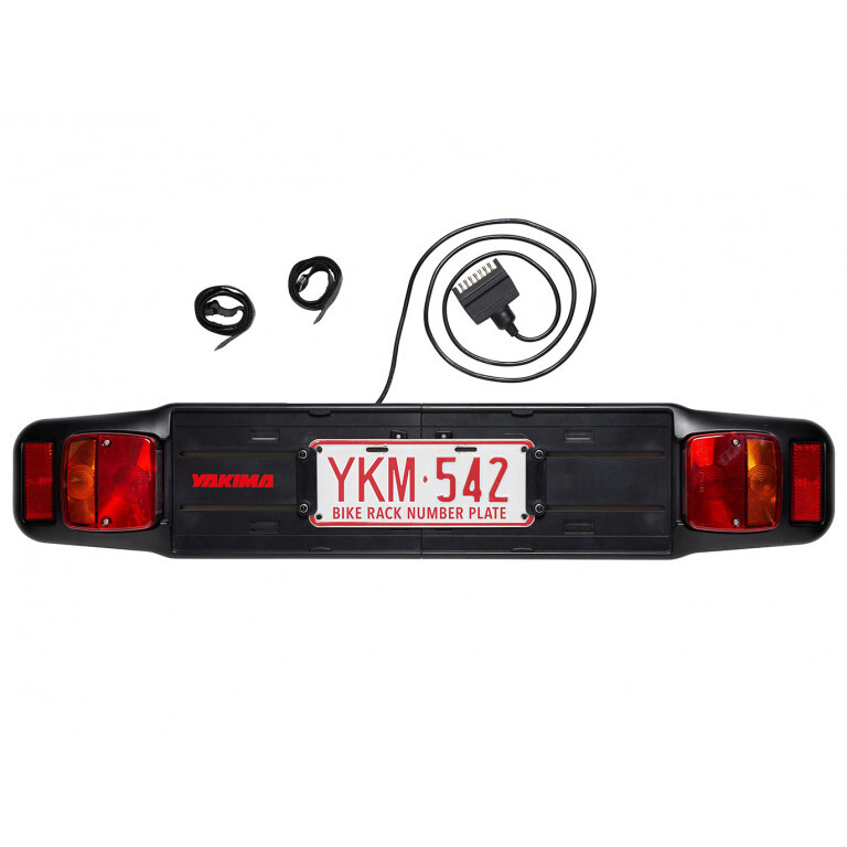 Yakima LightMate Number Plate Holder With Lights Bike Rack Plate Holder Yakima LightMate Number Plate Holder With Lights Bike Rack Plate Holder
