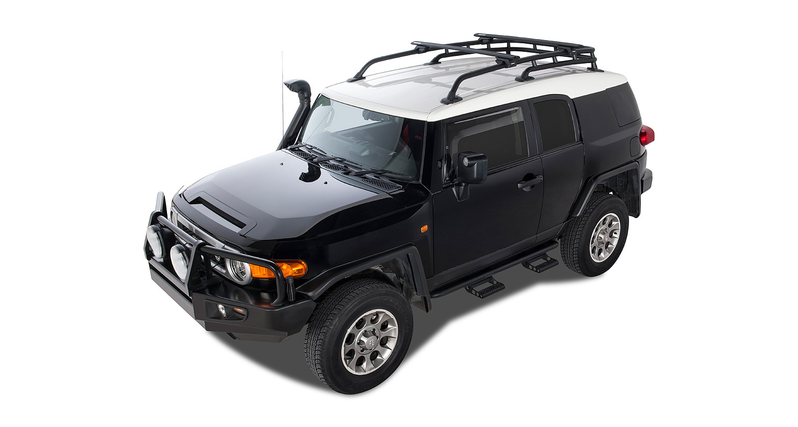 Rhino Vortex SX Black 2 Bar Roof Rack for TOYOTA FJ Cruiser 2dr SUV ...