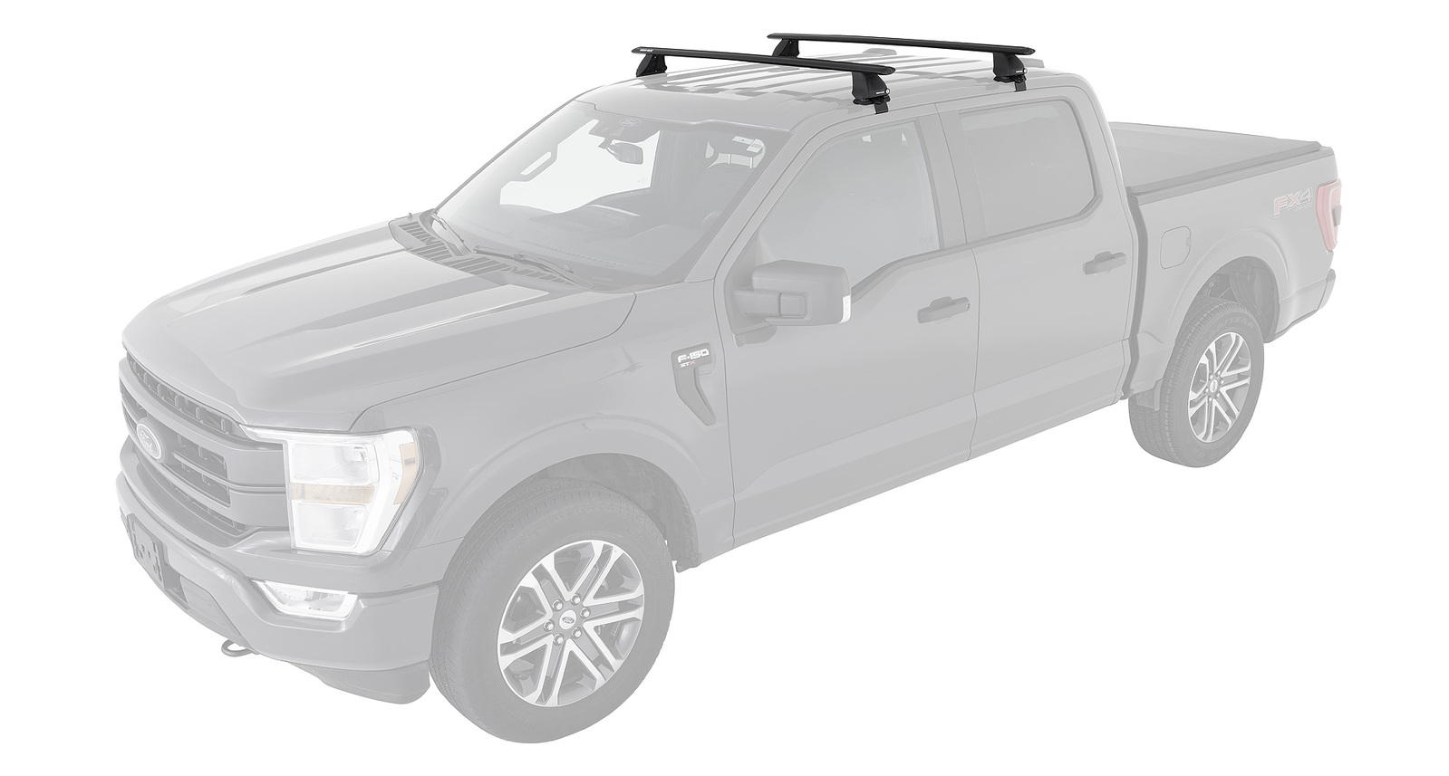 Rhino-Rack JA8133 Vortex 2500 Black 2 Bar Roof Rack for CHEVROLET ...