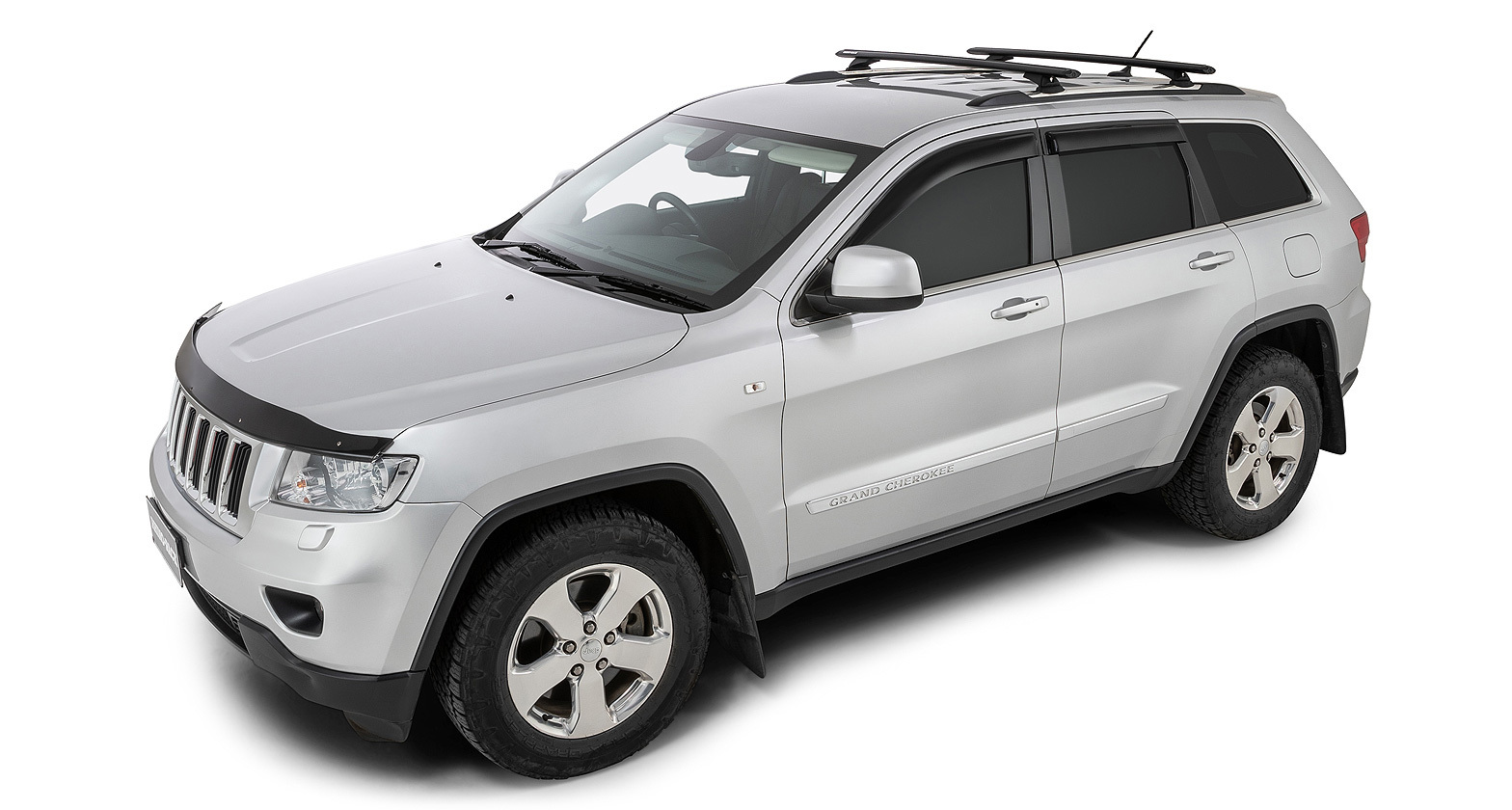 Rhino-Rack JA9545 Vortex RCL Black 2 Bar Roof Rack for JEEP Grand ...