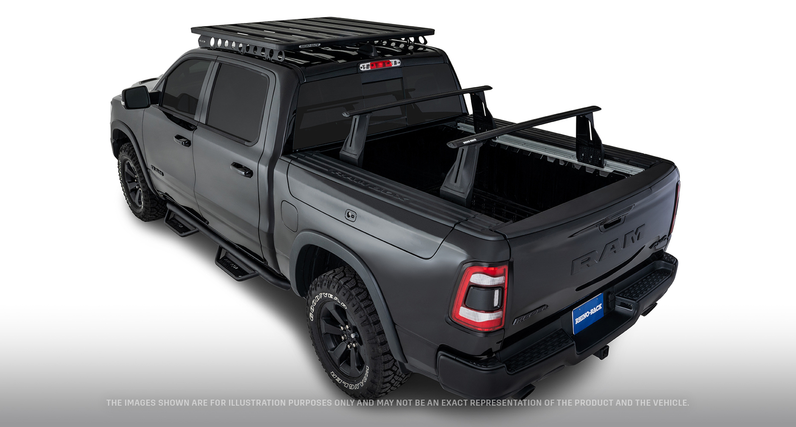 Rhino-Rack JC-01295 Reconn-Deck 2 Bar Vortex Ute Tub System for RAM ...