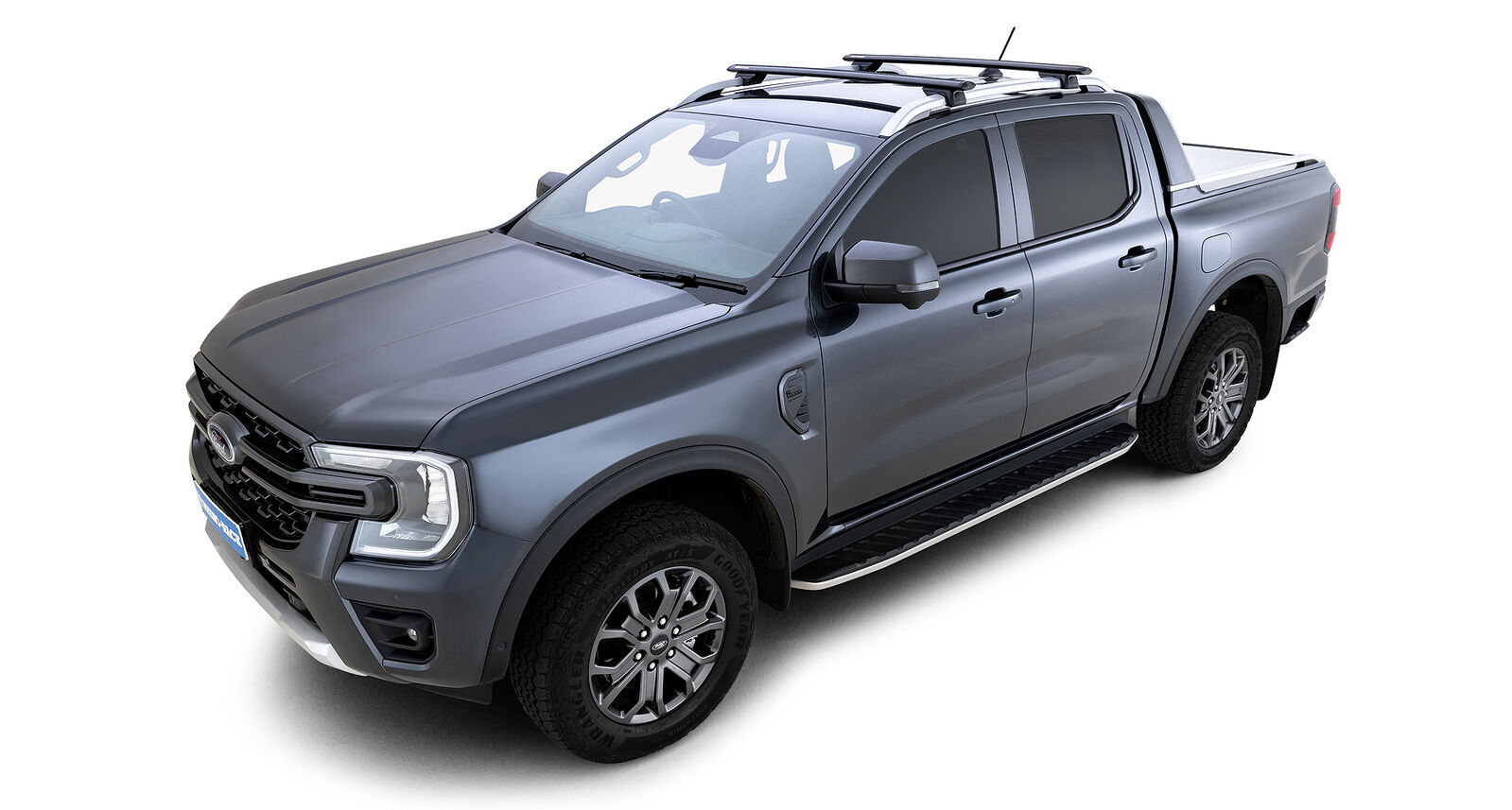 Rhino-Rack Vortex RX Black 2 Bar Roof Rack for TOYOTA Prado 250 Series ...