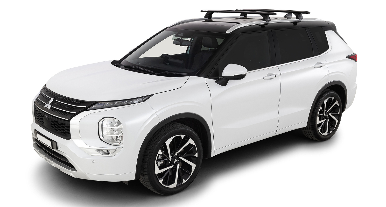 Rhino-Rack JC-02138 Vortex RX200-4 Black 2 Bar Roof Rack for MITSUBISHI ...