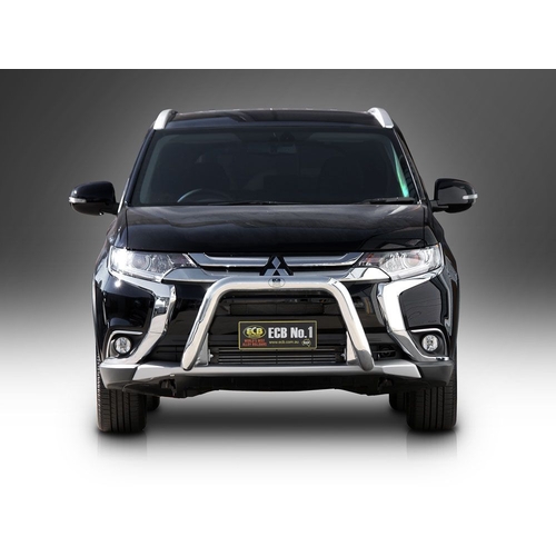 ECB Black Ripple Nudge Bar to suit Mitsubishi Outlander ZK 01/15 - 10/ ...
